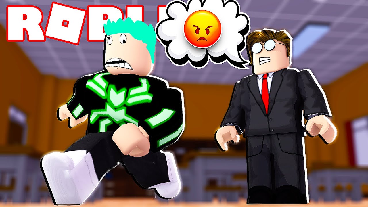 Roblox - O PROFESSOR FICOU DOIDO ! (Escape School Obby) - YouTube