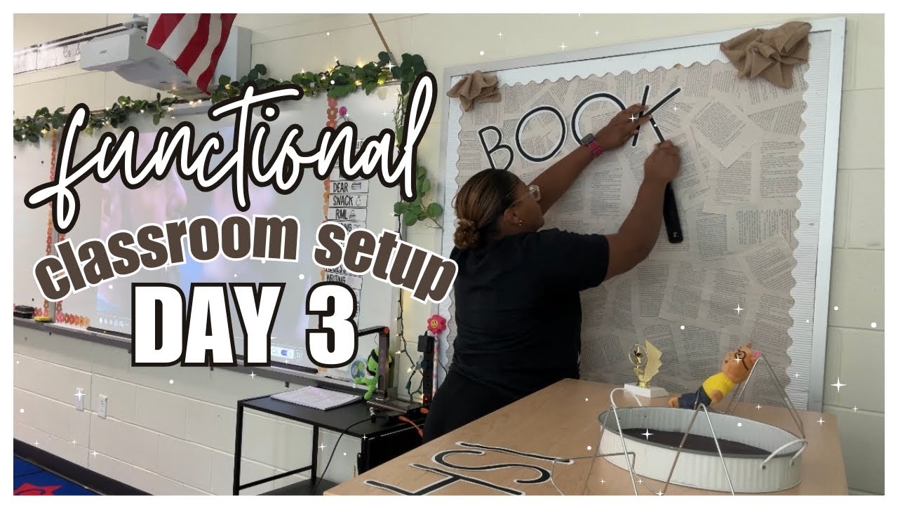 FUNCTIONAL CLASSROOM SETUP DAY 3 | 4th grade classroom | 2024-2025 ...