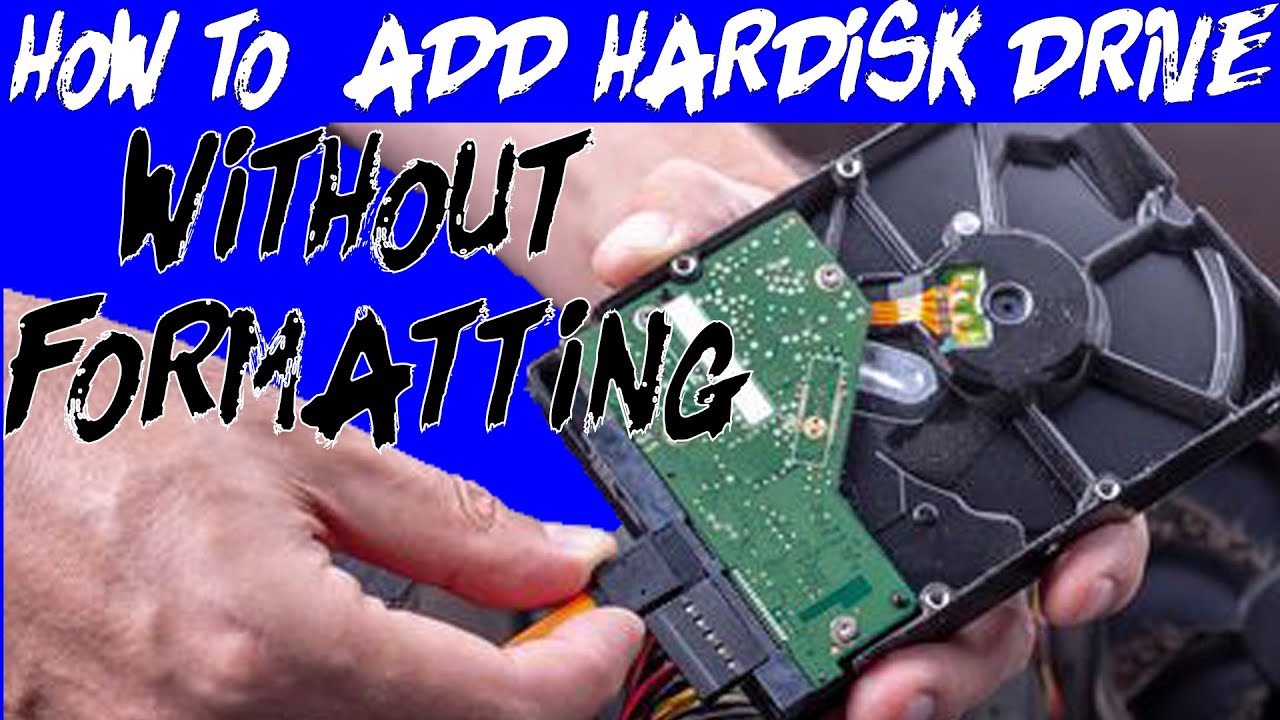 How To Add Hard Drive To PC Without Formatting On Windows10 YouTube How To Add Hard Drive To PC Without Formatting On Windows10 YouTube