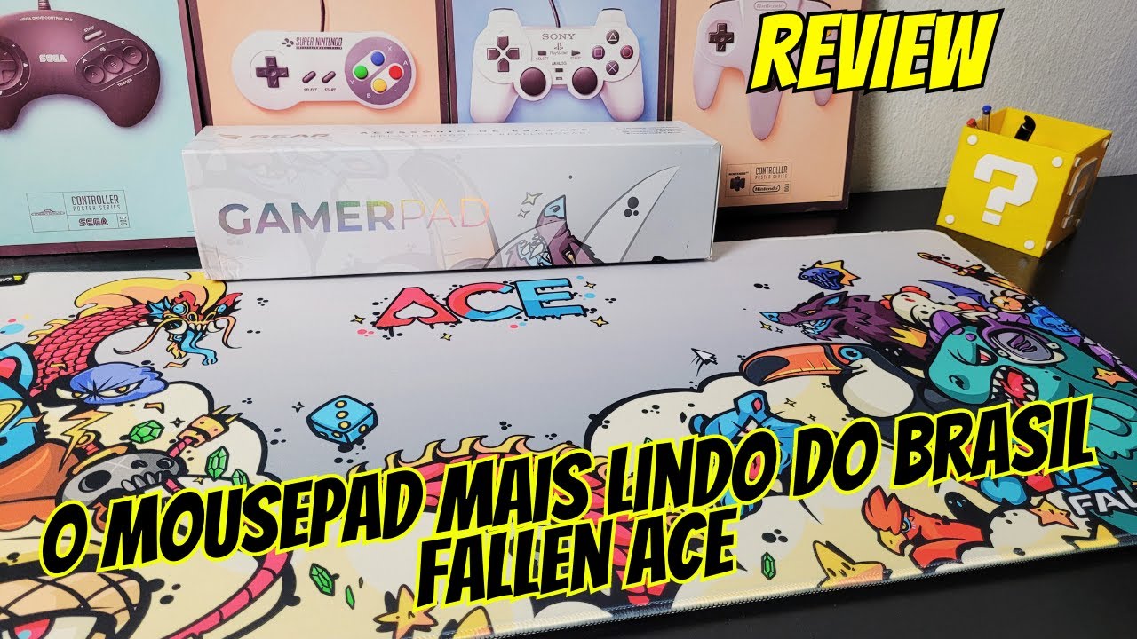 MOUSEPAD FALLEN ACE SPEED ++ REVIEW - O MELHOR MOUSEPAD PARA FPS E SEU SETUP ? - YouTube