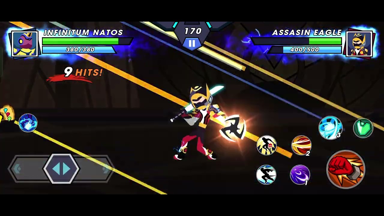 STICKMAN HERO FIGHT INFINITIVE NATOS VS ASSASIN EAGLE APK GAMEPLAY ...