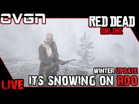 Its Snowing on RDO | Winter Update - Red Dead Online - YouTube