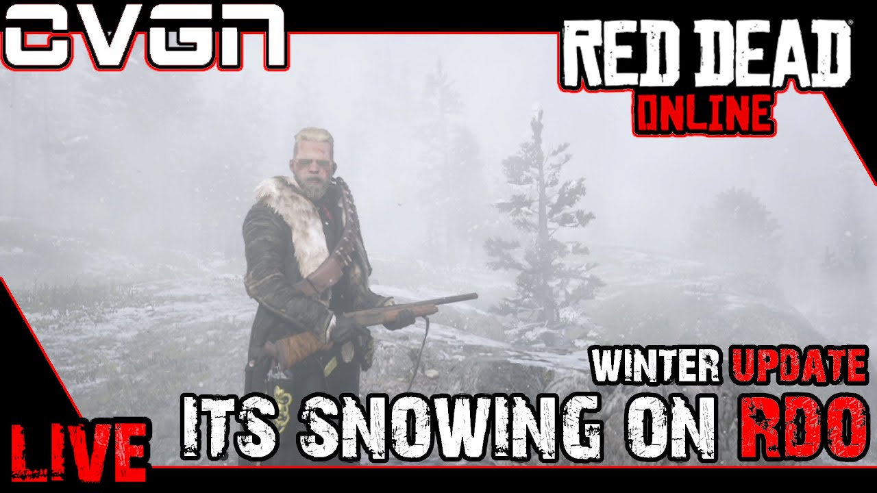 Its Snowing on RDO | Winter Update - Red Dead Online - YouTube