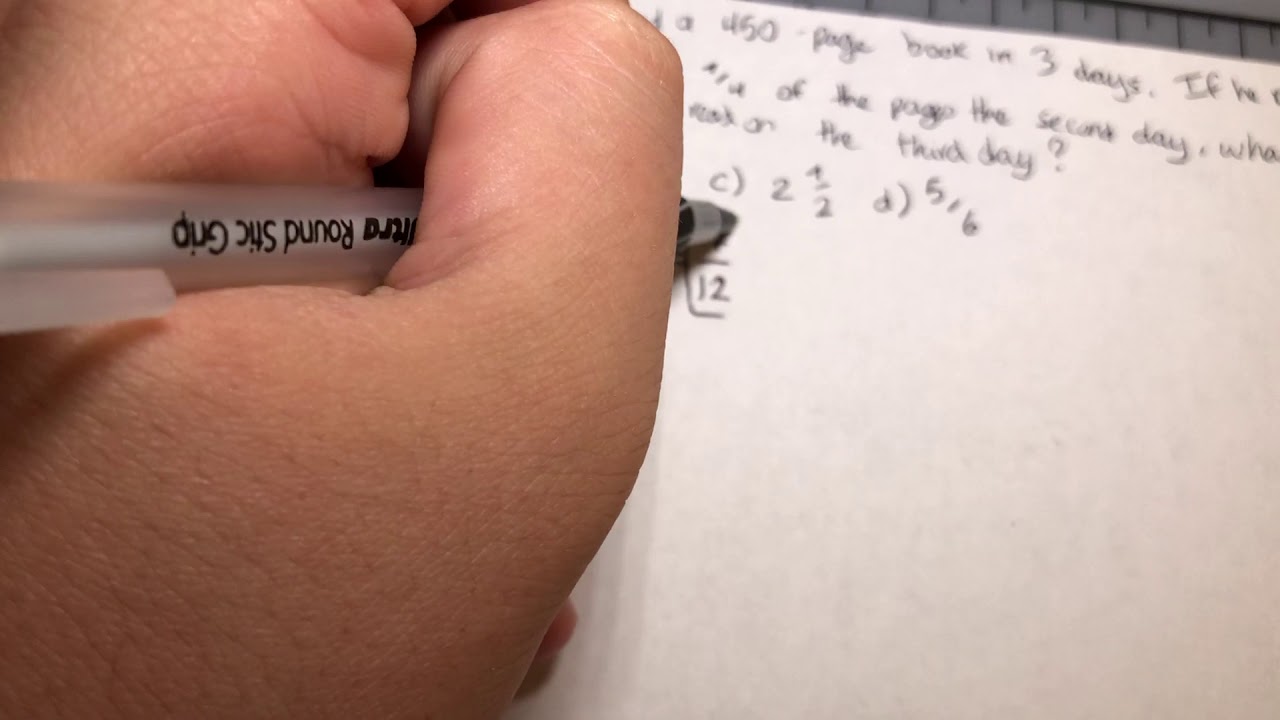 Wonderlic Arithmetic Readiness Exam Question 9 + Lesson - YouTube