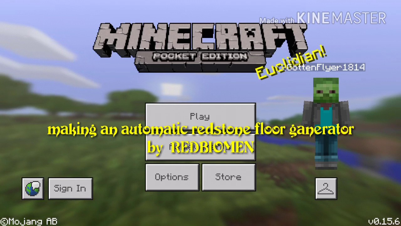Making an automatic redstone floor generator in minecraft - YouTube