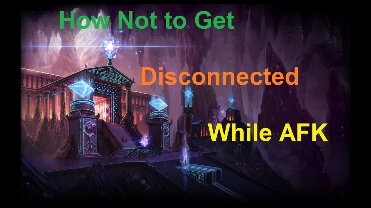 League of Legends - How Not to Get Disconnected while AFK after 5 ...