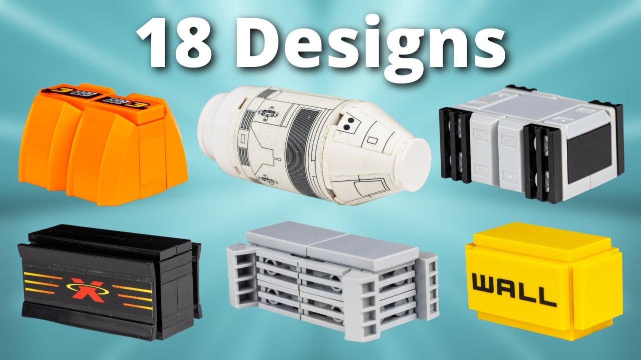 How to Build Sci-fi Crates, Containers & Cargo - LEGO Tutorial - YouTube