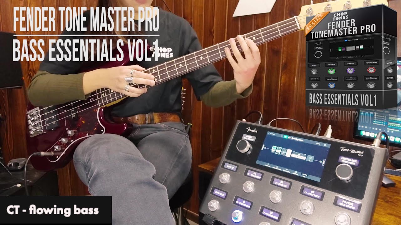 Fender Tonemaster Pro Patches | Bass Essentials vol1 | Playthrough Demo ...