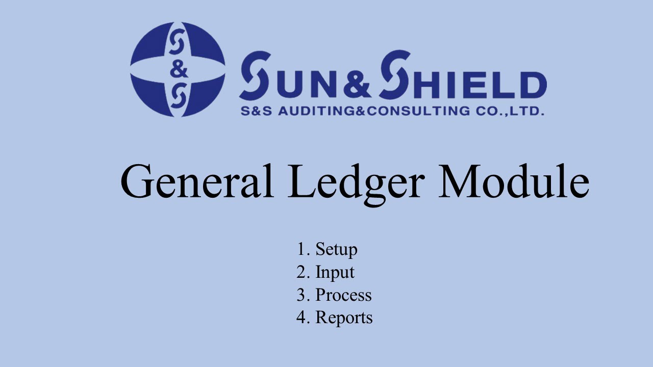 SmartBooks accounting software user guide - General Ledger Module - YouTube
