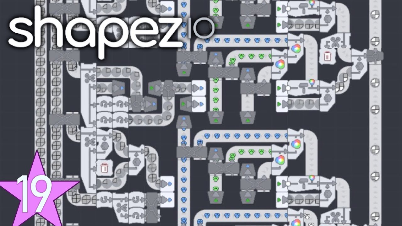 act 19「Shapez io」【SLG】 - YouTube