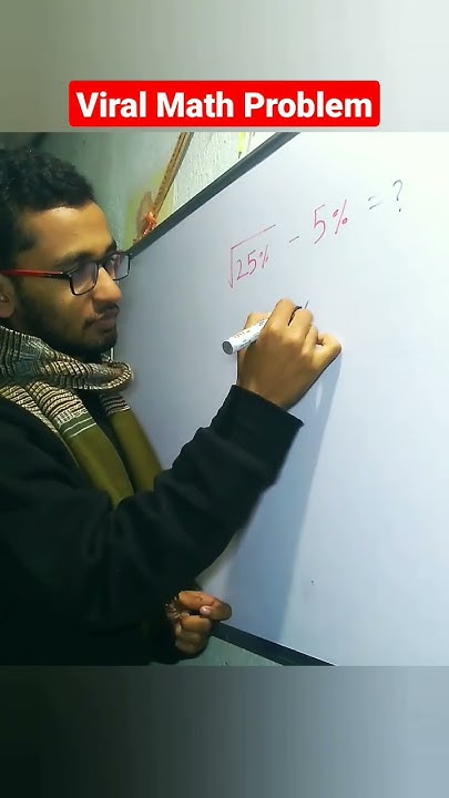 Most confusing math problem #shorts - YouTube