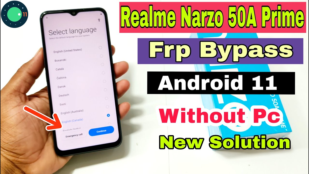 Realme Narzo 50A Prime FRP Bypass | New Solution | Realme (RMX3516 ...