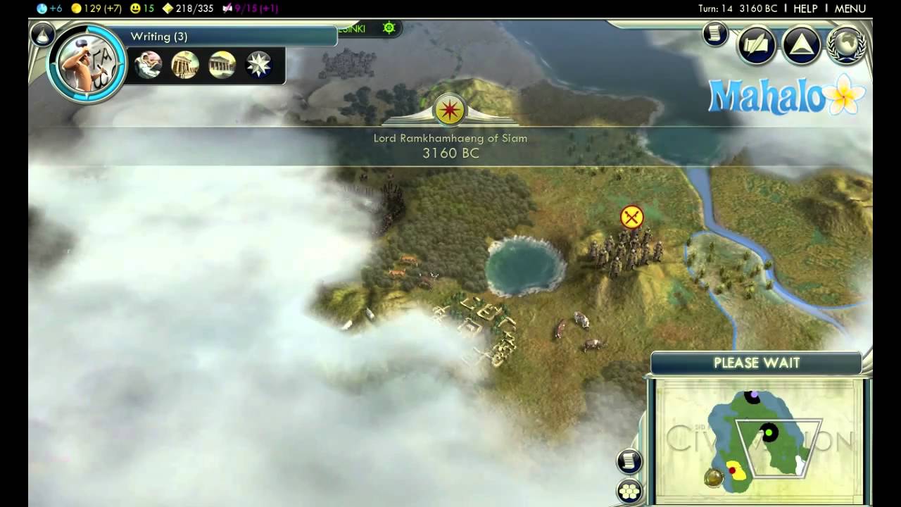 Sid Meier's Civilization V Walkthrough - Siam ( Part 1) - YouTube