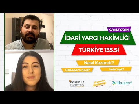 İdari Yargı Hakimlik Sınavı Nasıl Kazanılır? İdari Yargı Türkiye 135.si