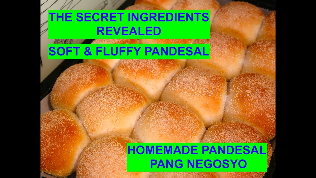 HOMEMADE SOFT & FLUFFY PANDESAL/PANG NEGOSYO/EASY RECIPE - YouTube