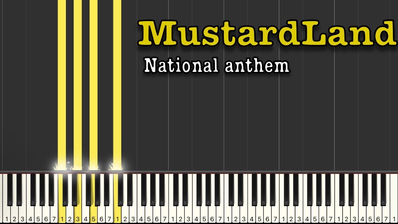 MustardLand National anthem (Tutorial) - YouTube