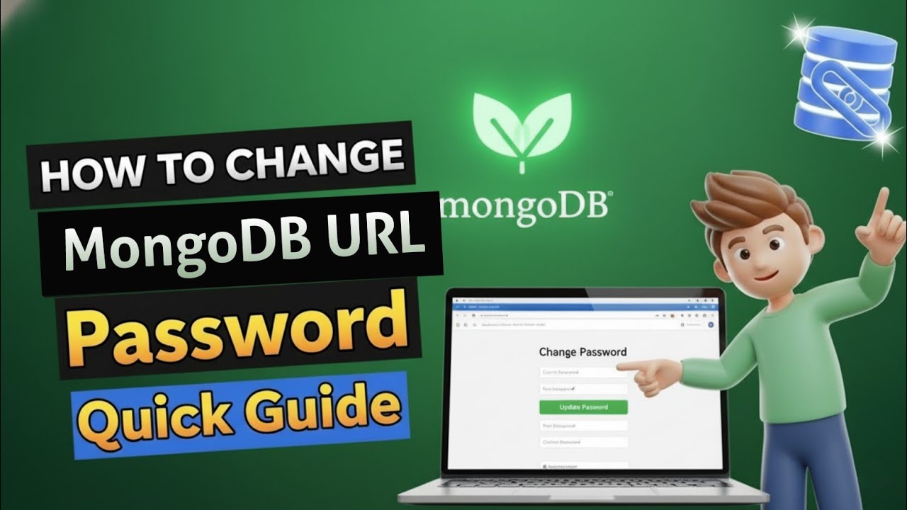 How to Change MongoDB URL Password | MongoDB Url Ka Password Kaise ...