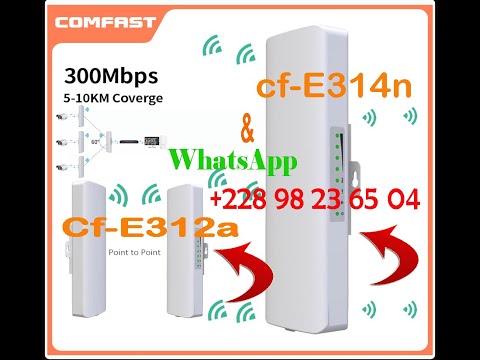 Comfast cf-e312a et Comfast cf-e314n - YouTube