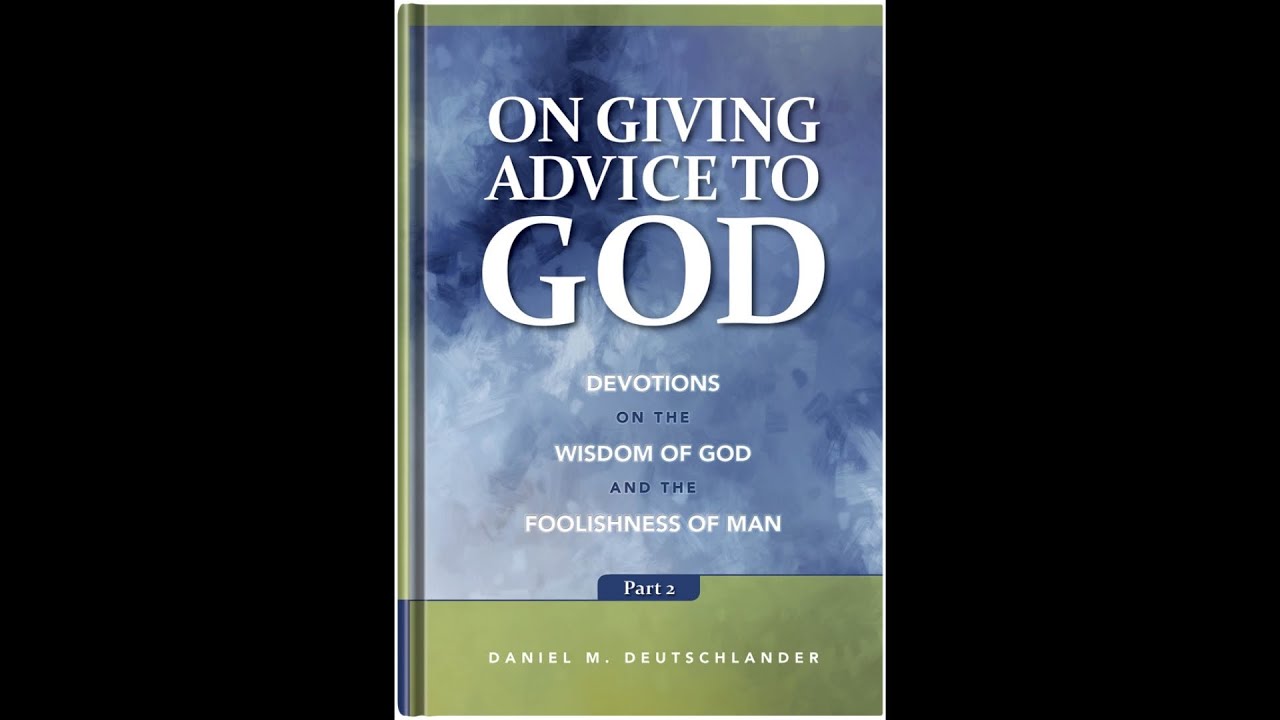 On Giving Advice to God 2 Promo - YouTube