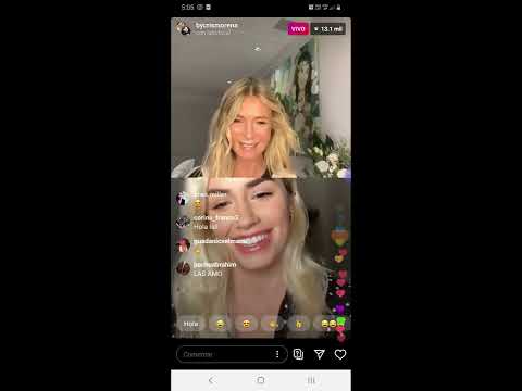 LALI en el instagram de CRIS MORENA (COMPLETO)