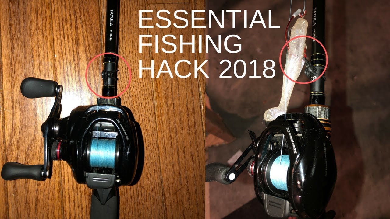 You NEED this DIY Fishing Rod HACK 2018 - YouTube