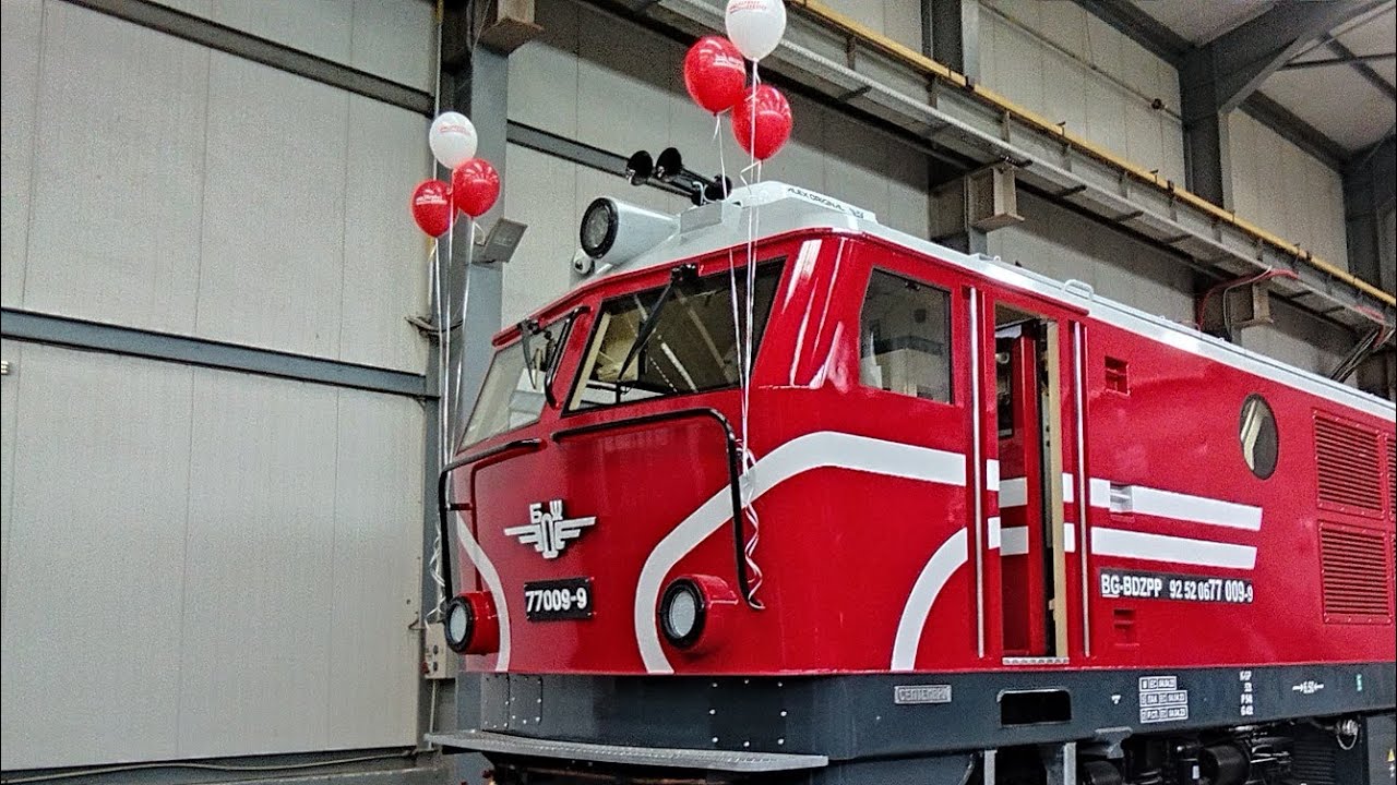СПЕЦИАЛНО / Представяне на локомотив 77 009 след извършен основен ...