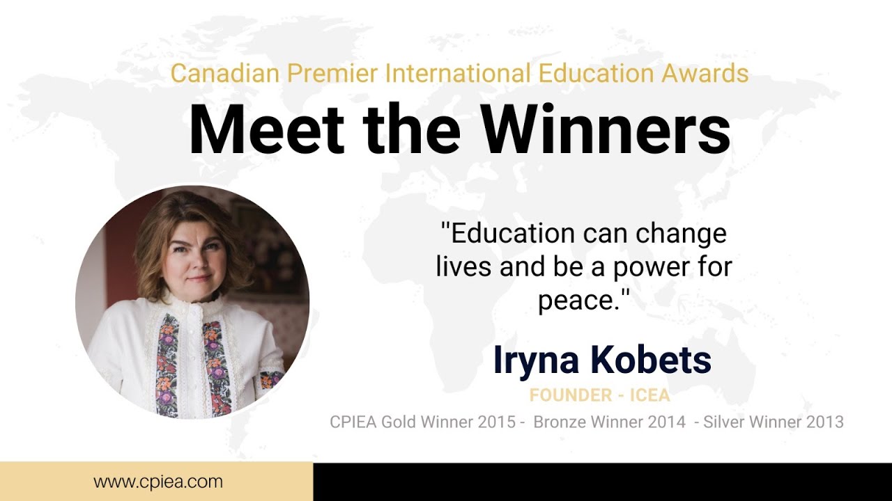 Meet the Winners - Iryna Kobets from ICEA in Ukraine. - YouTube