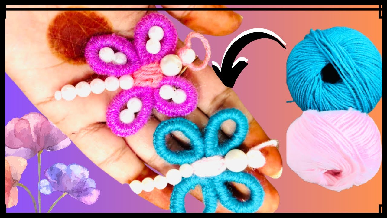 Beautiful woollen Dragon Fly || Home Made Dragon Fly - YouTube