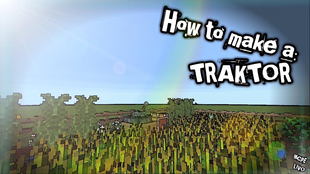 CARA membuat traktor di MINECRAFT pe - YouTube