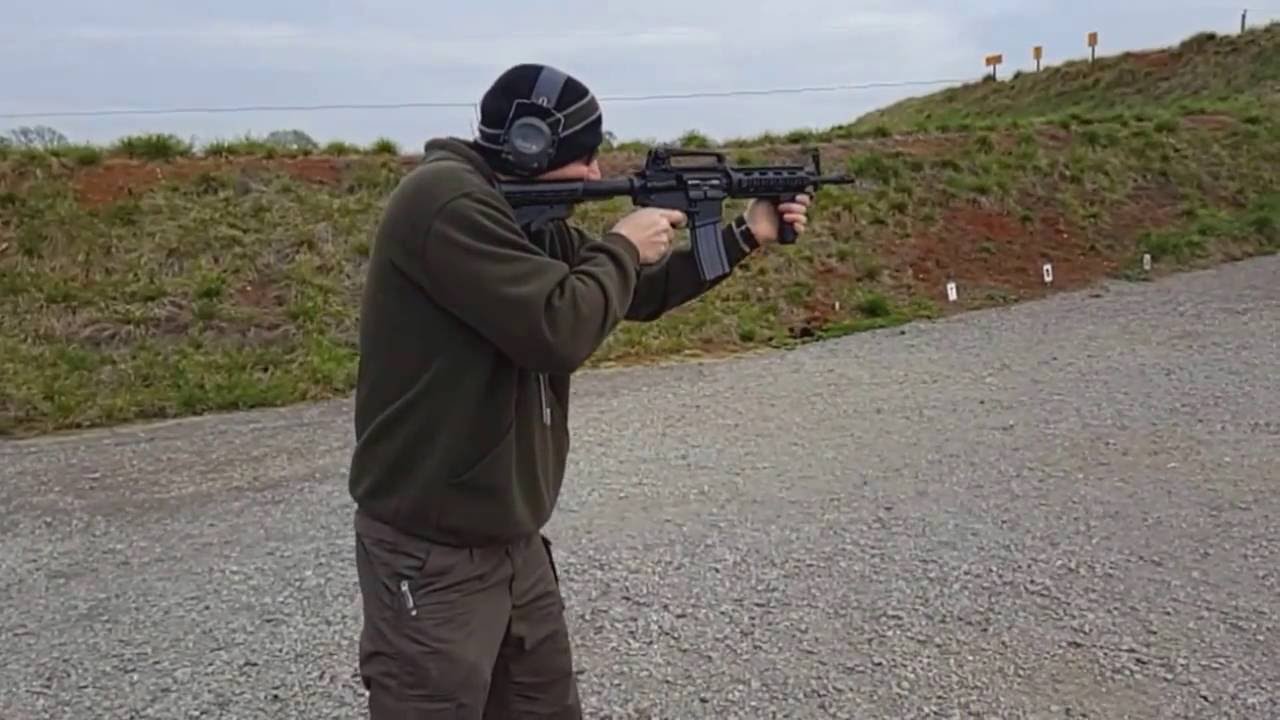 Full Auto M4 - 1400 RPM - YouTube