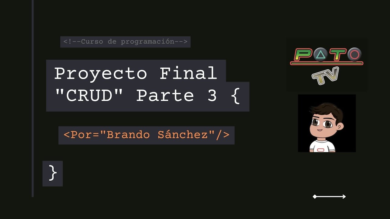 Clase 19 - Proyecto Final "CRUD" Parte 3 - YouTube