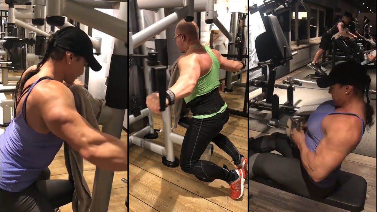 Working out in Flensburg / Germany - IFBB Pro female bodybuilder Helle ...