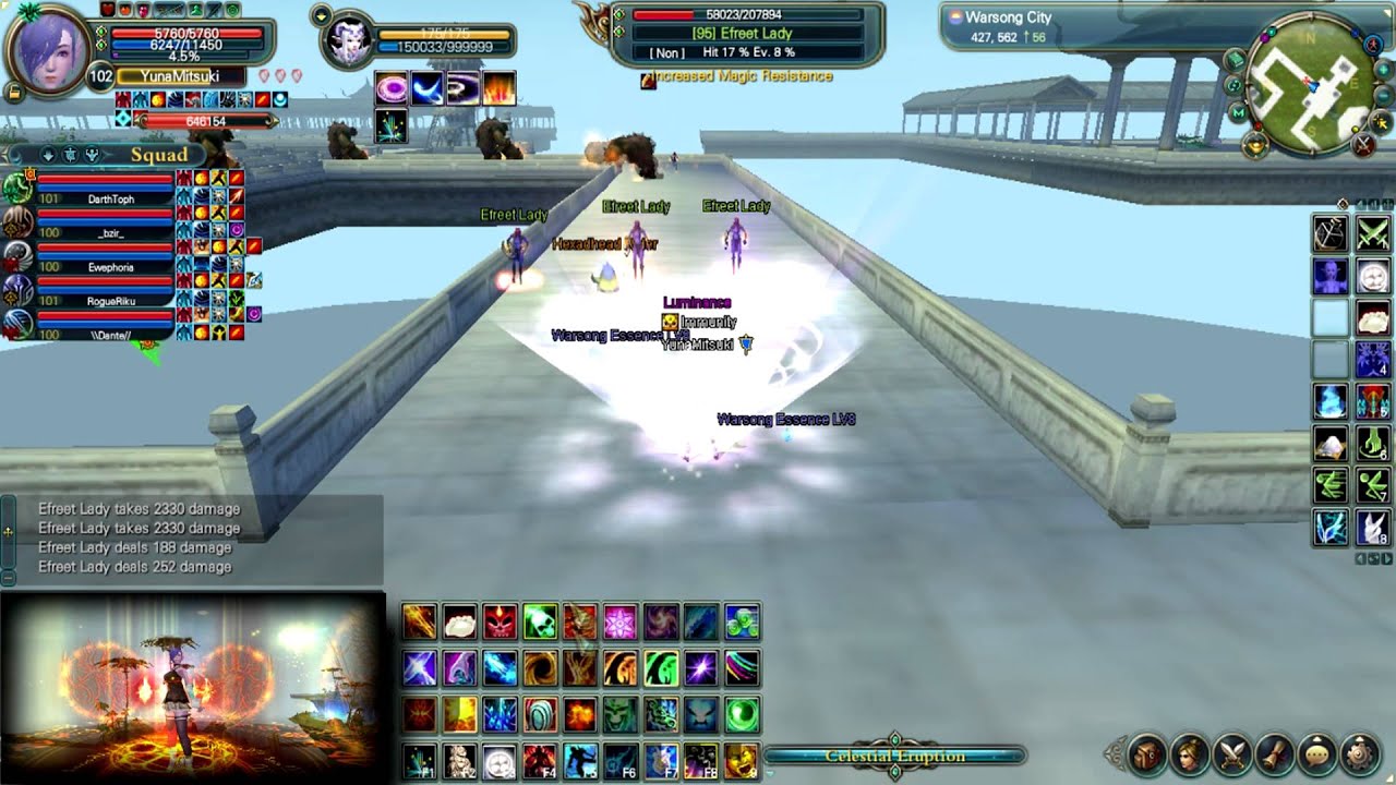 PWI - Psychic Full G16 Solo Fire Pav in Warsong - YouTube