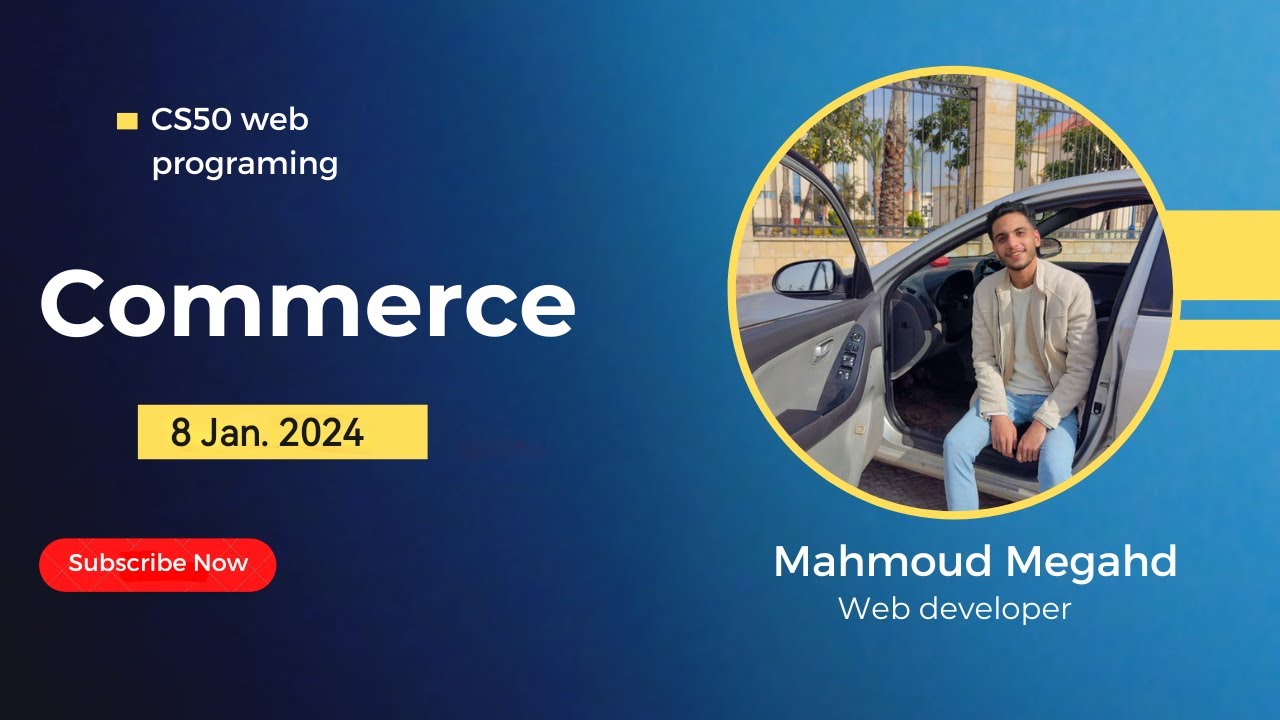 cs50w Commerce - YouTube