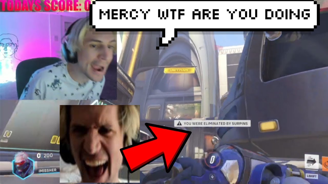 Old rage xQc is finally back on Overwatch... - YouTube