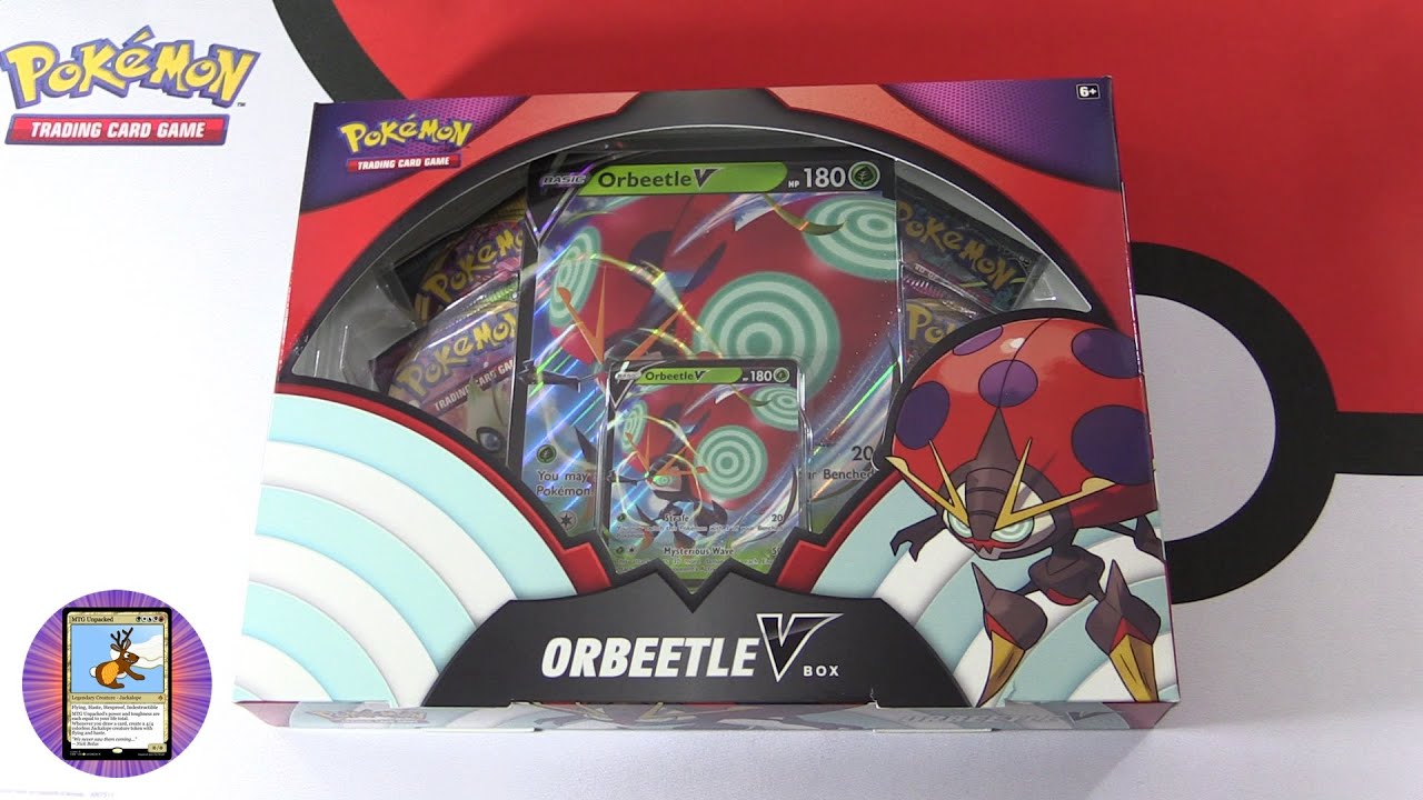 Pokemon Orbeetle V Box Unboxing! - YouTube