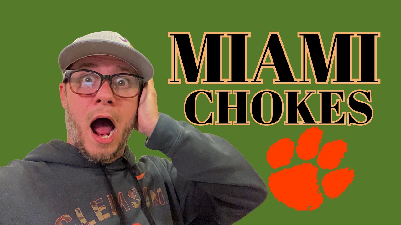 MIAMI CHOKES | CLEMSON STAYS ALIVE IN ACC #canesfootball # ...