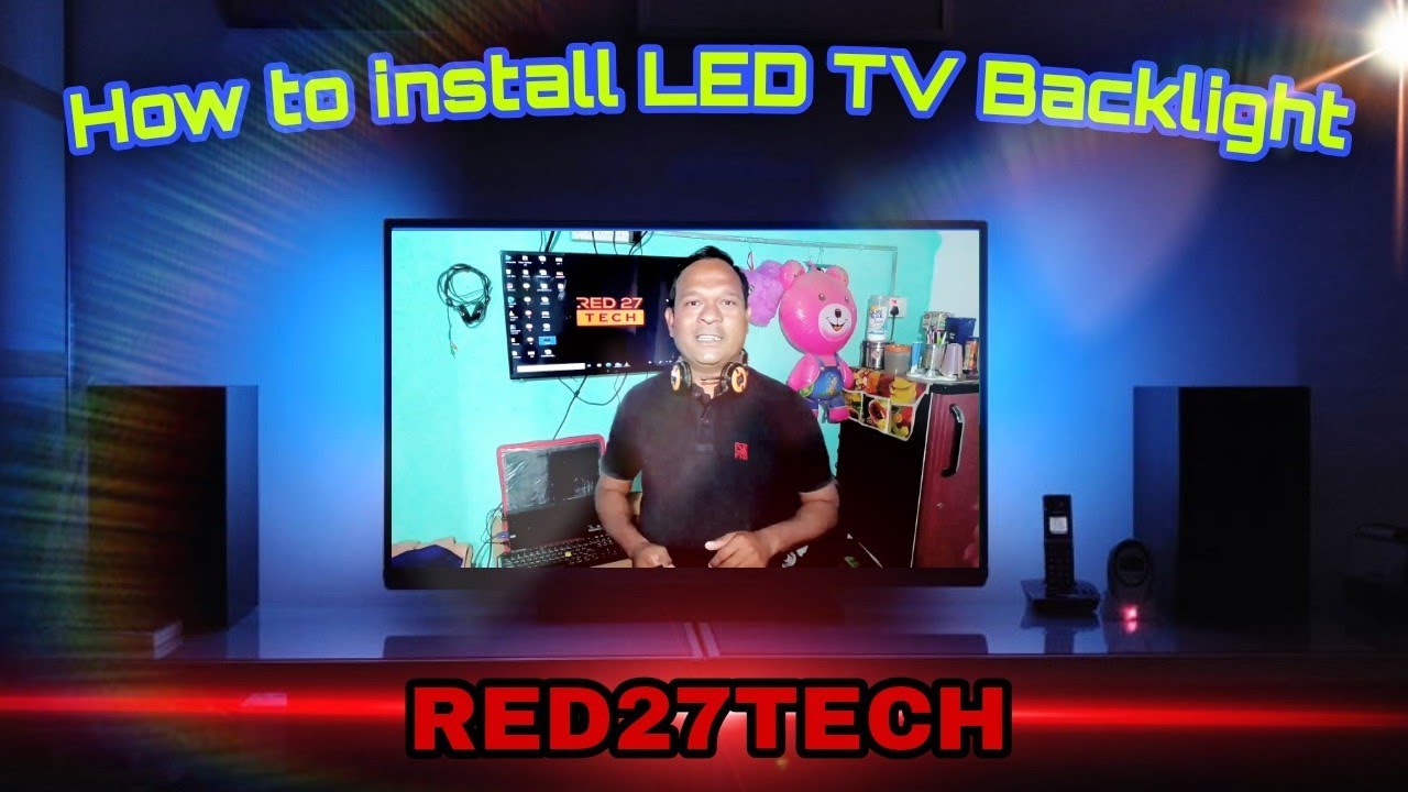 How to install LED TV Backlight || LED light || LED TV || Backlight ...