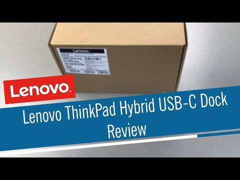 Lenovo ThinkPad Hybrid USB-C Dock 40AF0135EU Review/Unboxing