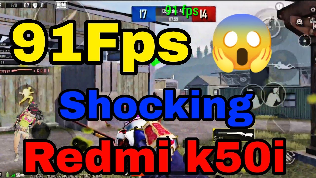 Redmi K50i 91Fps ? #pubgmobile #shorts #redmik50i - YouTube
