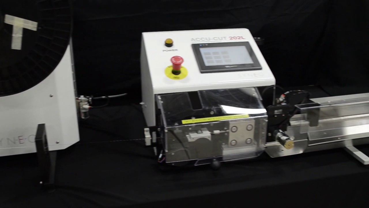 Accu Cut 202W with HPD - Automated Wire Cutter - YouTube