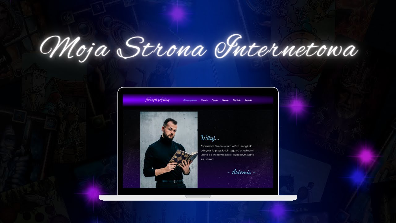 MOJA STRONA INTERNETOWA | artemistarocista.pl - YouTube