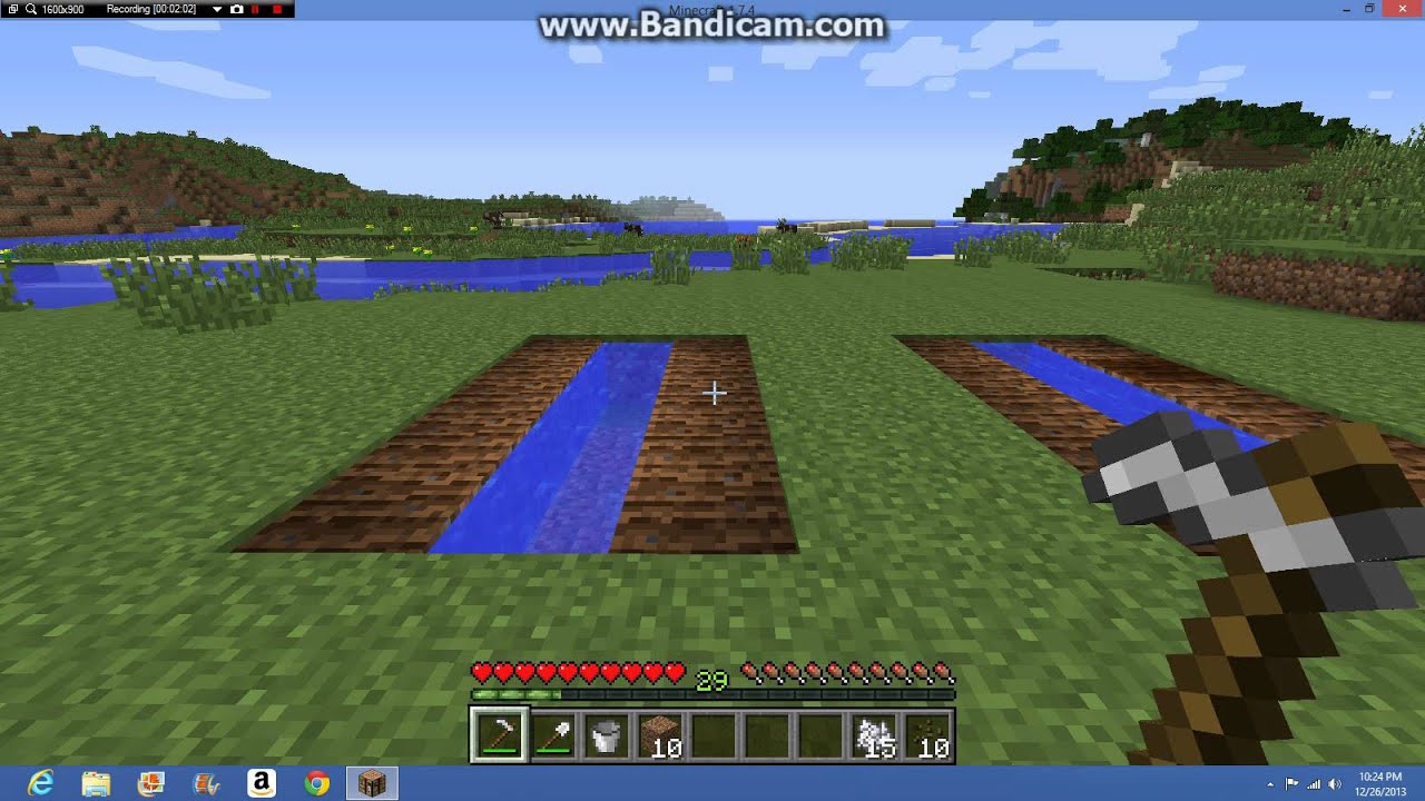 How to make a Watermelon Farm - Minecraft - YouTube