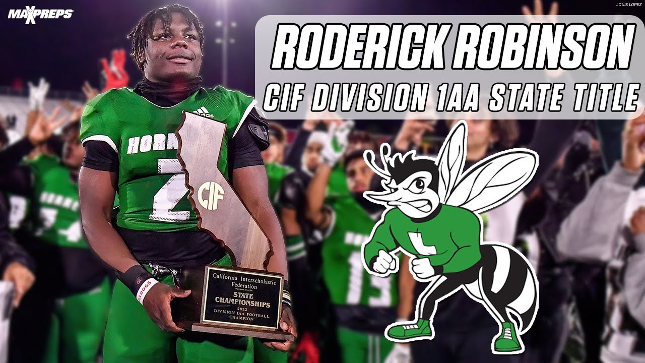 Georgia commit Roderick Robinson and Lincoln beat De La Salle in ...