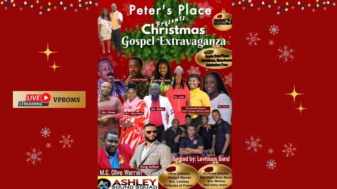 Christmas Extravaganza & Gospel Concert @ Peter's Place Christiana ...