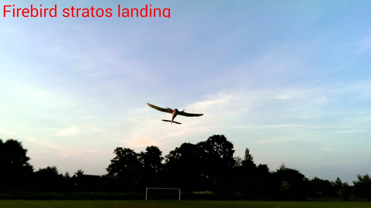 Firebird stratos slow motion landing - YouTube