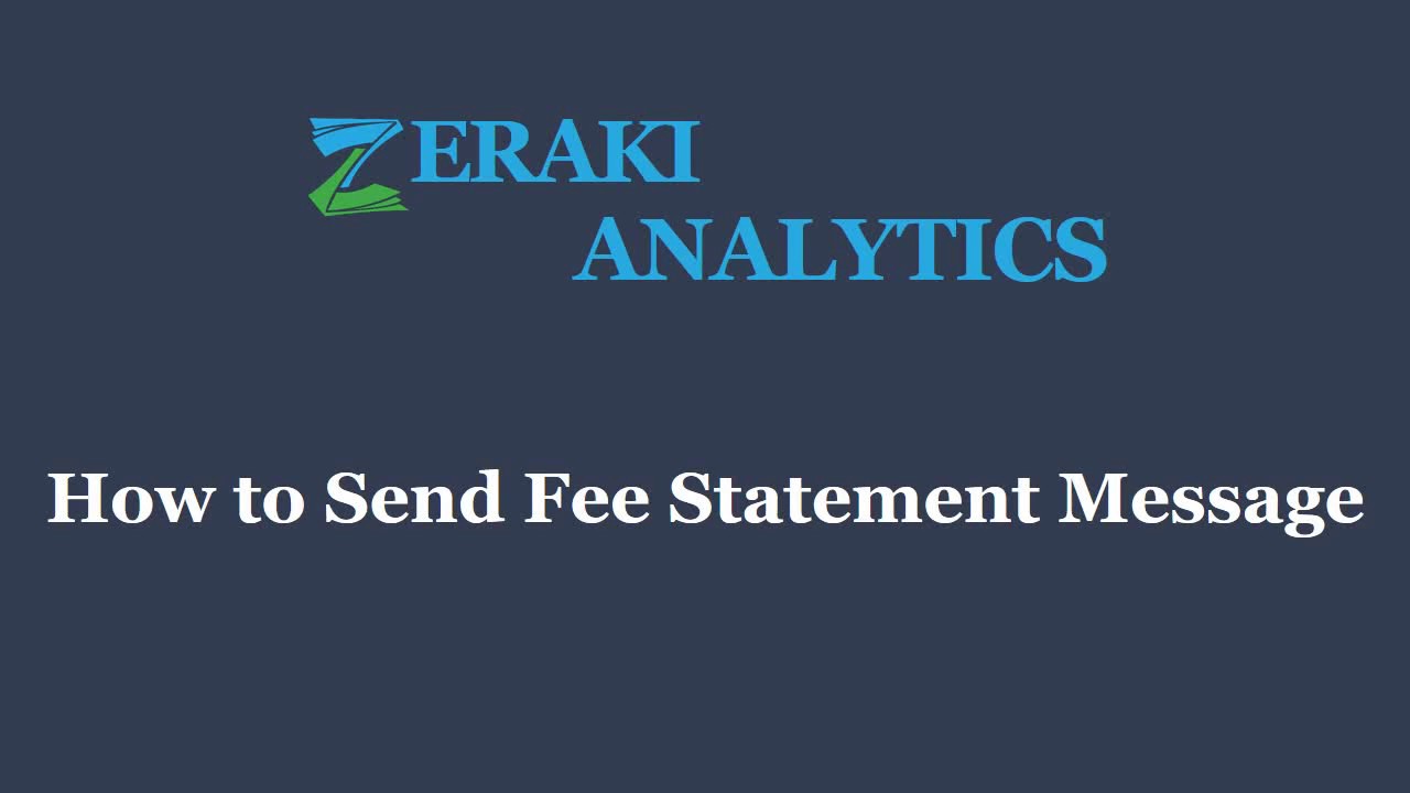 How To Send Fee Statement Message YouTube how-to-send-fee-statement-message-youtube
