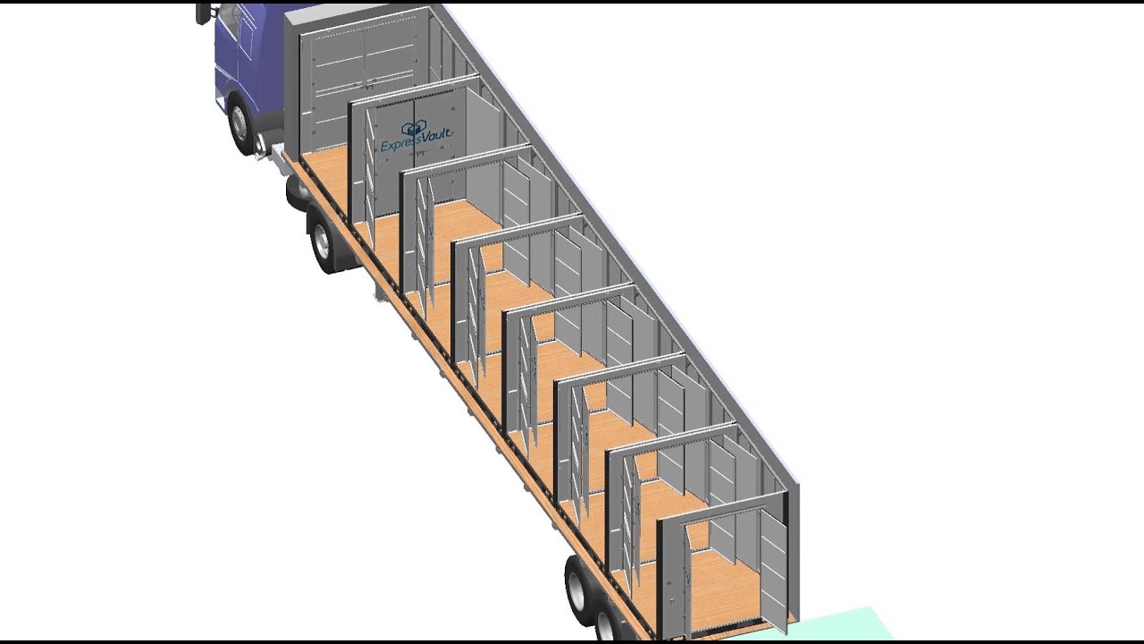 53' Truck and Container Animation - YouTube