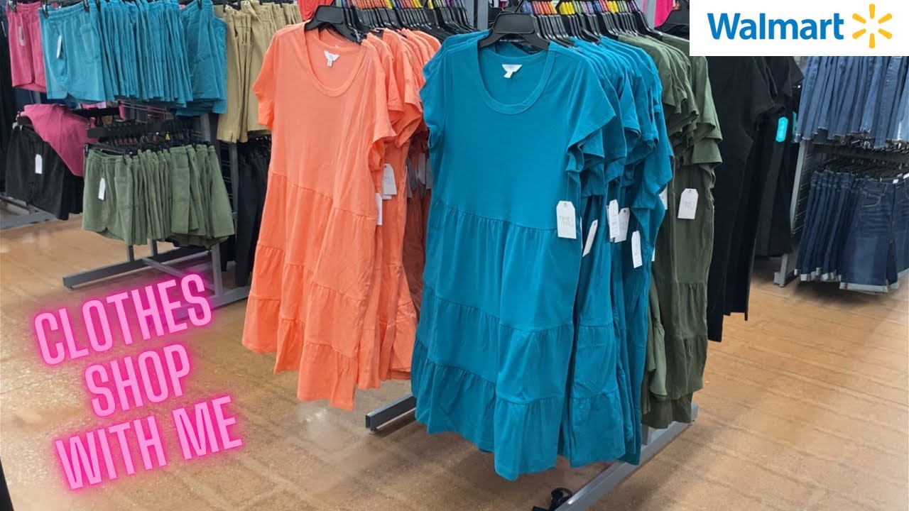 WALMART WOMEN’S CLOTHES SHOP WITH ME 👗 WALMART SUMMER CLOTHING 👚 ...