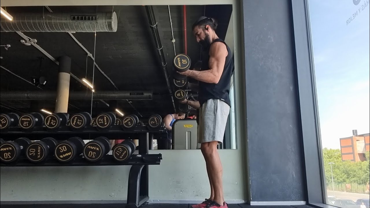 Curl bicep Concentrico hammer excentrico supino - YouTube